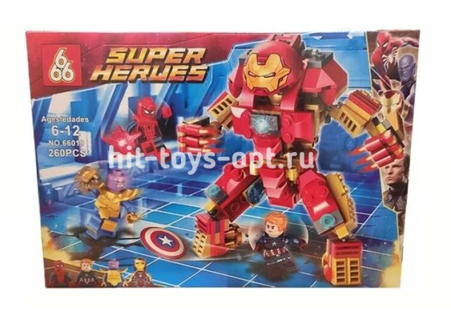 Конструктор Железный человек "Халкбастер" 260 дет.